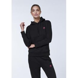 POLO SYLT Kapuzenpullover mit Logo-Stickerei in Schwarz | Gr.: S