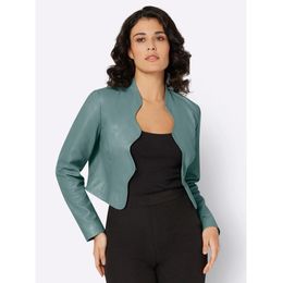 Mainpol Lederblazer in jade | Gr.: 44
