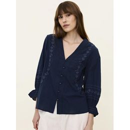 Odd Molly Bluse 'Garden' Damen Gr&ouml;&szlig;e M navy