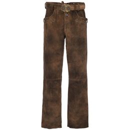 Almsach Lederhose HE1051 in braun | Gr.: 48