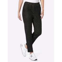Heine Stretch-Jeans in black denim | Gr.: 36