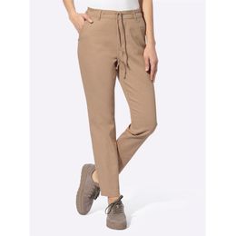 Heine Stretch-Jeans in camel | Gr.: 36