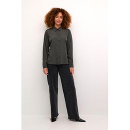 Kaffe Langarm-Bluse KAsandy Regular fit in Black Oyster | Gr.: 40
