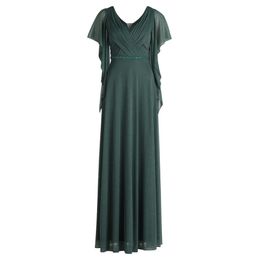 Vera Mont Abendkleid im Glitzer-Look in Dark Green/Grey | Gr.: 42