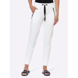 Heine Jogg Pants in weiß | Gr.: 40