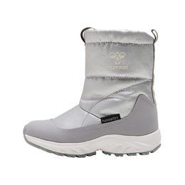 Hummel Schnürsenkel Stiefel Root Puffer Kinder in SILVER | Gr.: 22