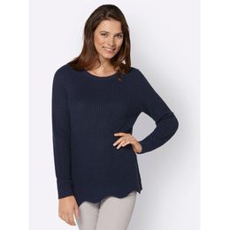 WITT WEIDEN Langarm-Pullover in marine | Gr.: 36