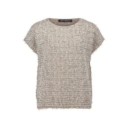 Betty Barclay Feinstrickpullover mit Lurexfaden in Taupe/Beige | Gr.: 36