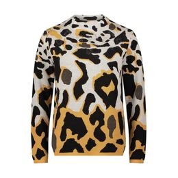Betty Barclay Strickpullover mit Jacquard in Patch Beige/Yellow | Gr.: 42