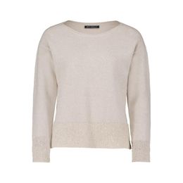 Betty Barclay Strickpullover mit Pailletten in Taupe Melange | Gr.: 36