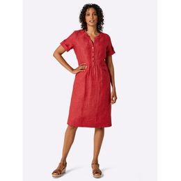 CRÉATION L creation L Sommerkleid in rot-meliert | Gr.: 40