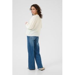 Kaffe Langarm-Bluse KAvivy Regular fit in Chalk | Gr.: 44
