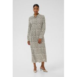 Kaffe Kleid KAmiriam Loose fit in Black Oyster/Turtledove Animal | Gr.: 40