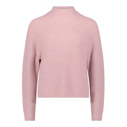 BETTY & CO BETTY & CO Grobstrick-Pullover mit hohem Kragen in Rose Melange | Gr.: 36