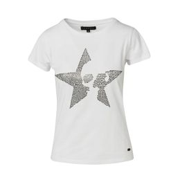 KOROSHI Women short sleeve t-shirt in wei&szlig; | Gr.: XXL