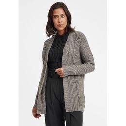 oxmo Strickjacke OXClea in Grau | Gr.: L