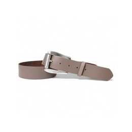 Fronhofer Dameng&uuml;rtel mit gro&szlig;er Schnalle in Taupe | Gr.: 115 cm