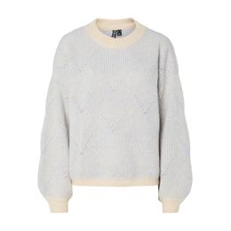 Pieces Strickpullover in Whitecap Gray 2 | Gr.: S
