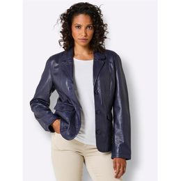 Mainpol Lederblazer in marine | Gr.: 36