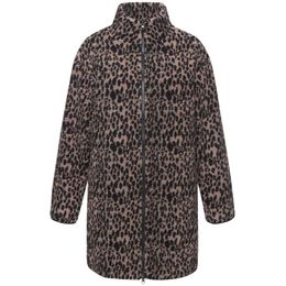 Lascana Fleecejacke in leo-braun | Gr.: 32/34