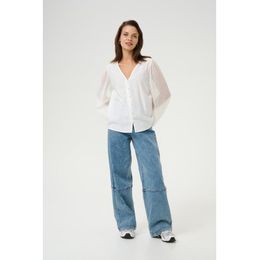 Kaffe Langarm-Bluse KAsonja Regular fit in Chalk | Gr.: 38