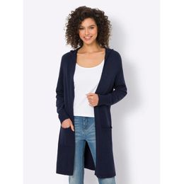 Heine Long-Strickjacke in marine | Gr.: 36-38
