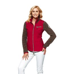 Heine Fleecejacke in rot | Gr.: 38
