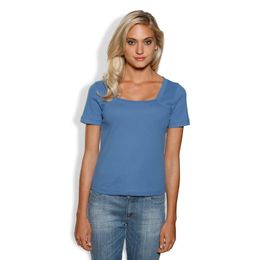 Heine Shirt in azurblau | Gr.: 40