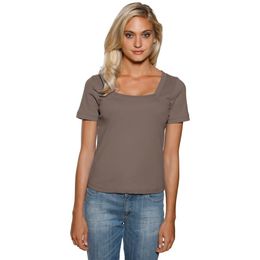 Heine Shirt in taupe | Gr.: 40