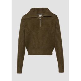 QS Strickpullover in 7864_olivgrün | Gr.: XXL