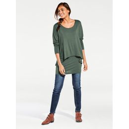 Heine Rundhals-Shirt in salbei | Gr.: 34
