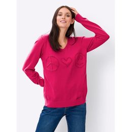 Heine Feinstrickpullover in pink | Gr.: 38