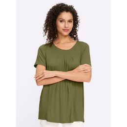 Heine T-Shirt in oliv | Gr.: 36