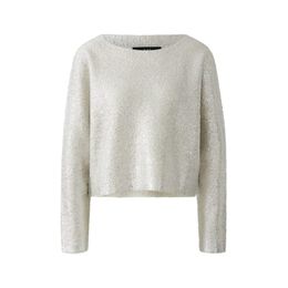 Oui Pullover in silver stone | Gr.: 36