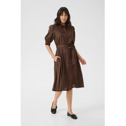 Kaffe Kleid KAemine Regular fit in Chocolate Brown | Gr.: 36