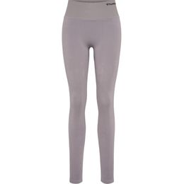 Hummel Leggings Hmlmt Flow Multisport Damen in MINIMAL GRAY | Gr.: M