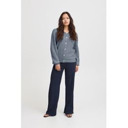 Ichi Strickjacke IHKAMARA Loose fit in Blue Mirage | Gr.: XS