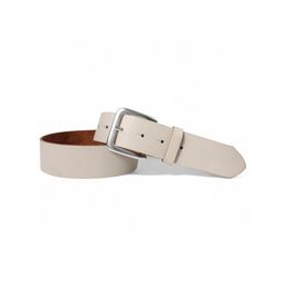 Fronhofer Ledergürtel in Creme | Gr.: 95 cm