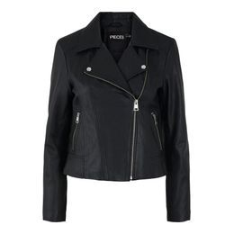 Pieces Lederjacke in Black 1 | Gr.: XS
