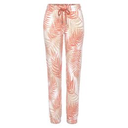 Lascana Sweatpants in pfirsich gemustert | Gr.: 36-38
