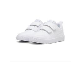Puma Sneaker "Courtflex V3 V PS" in Weiß | Gr.: 34
