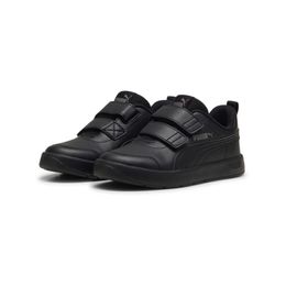 Puma Kinder Sneaker "Courtflex V3 V PS" in Schwarz | Gr.: 29