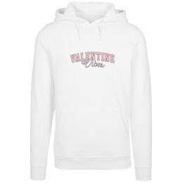 F4NT4STIC Hoodie Valentinstag Valentine Vibes in wei&szlig; | Gr.: L