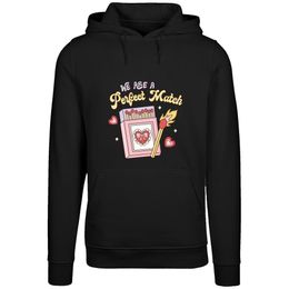 F4NT4STIC Hoodie We Are A Perfect Match Love in schwarz | Gr.: L