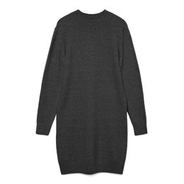 V&eacute;ro Moda Vero Moda Strickkleid in Dark Grey Melange | Gr.: M