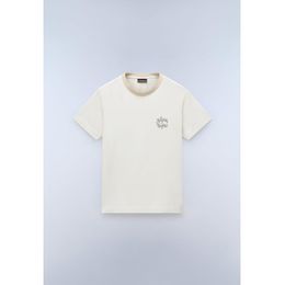 Napapijri T-Shirt "S-Fedaia Ss W" in Beige | Gr.: L