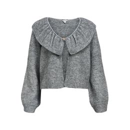 Object Strickjacke in Medium Grey Melange | Gr.: XL