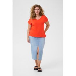 Kaffe curve T-shirt KCjena Loose fit in Grenadine | Gr.: XL