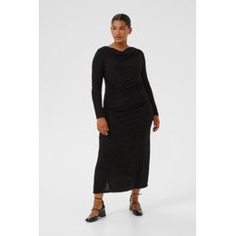 Kaffe curve Kleid KCzarina Tight fit in Black Deep | Gr.: L