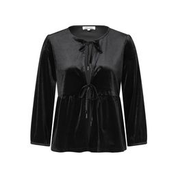 More & More More & More elegante Glam-Party-Samtjacke in black | Gr.: 42